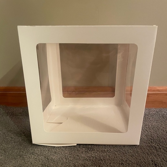 Other | 4 Stackable White Trimclear Center Boxes | Poshmark